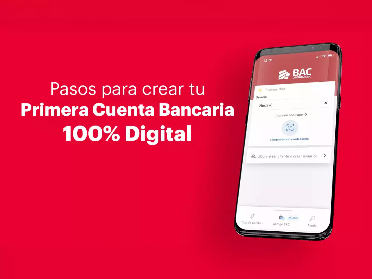 Solicita tu Cuenta Digital | BAC
